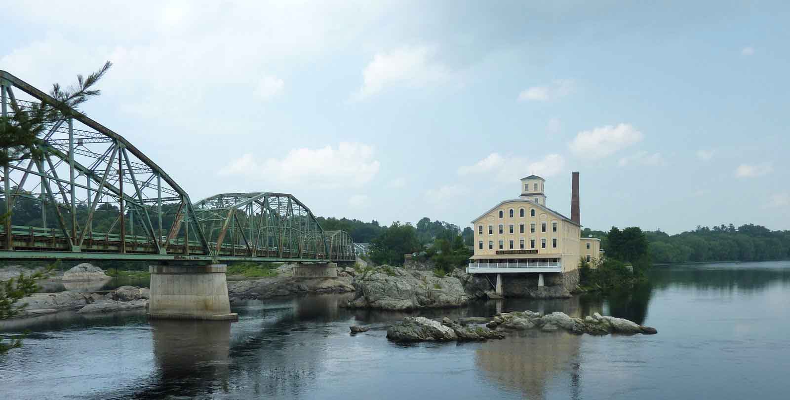 Crossing The Big Green Bridge At The End Of Maine. - MeInMaine Blog